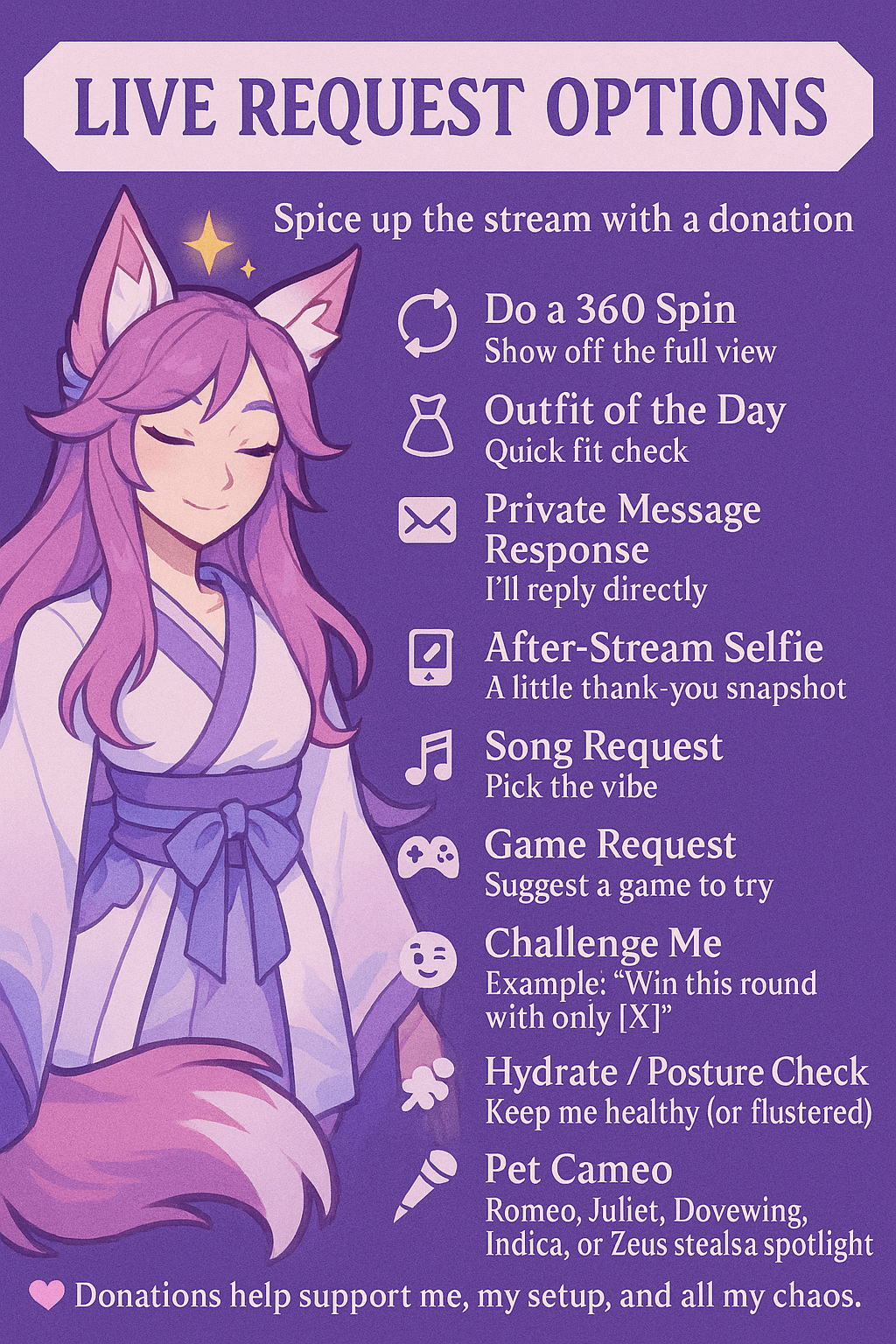 Live Request Options for my Twitch :) - E-Pal Topics
